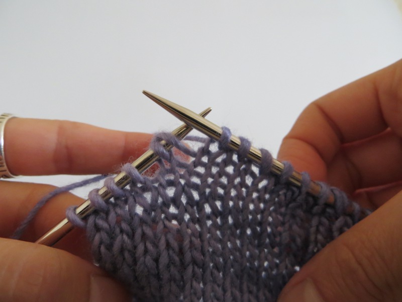 German short rows – strands of life